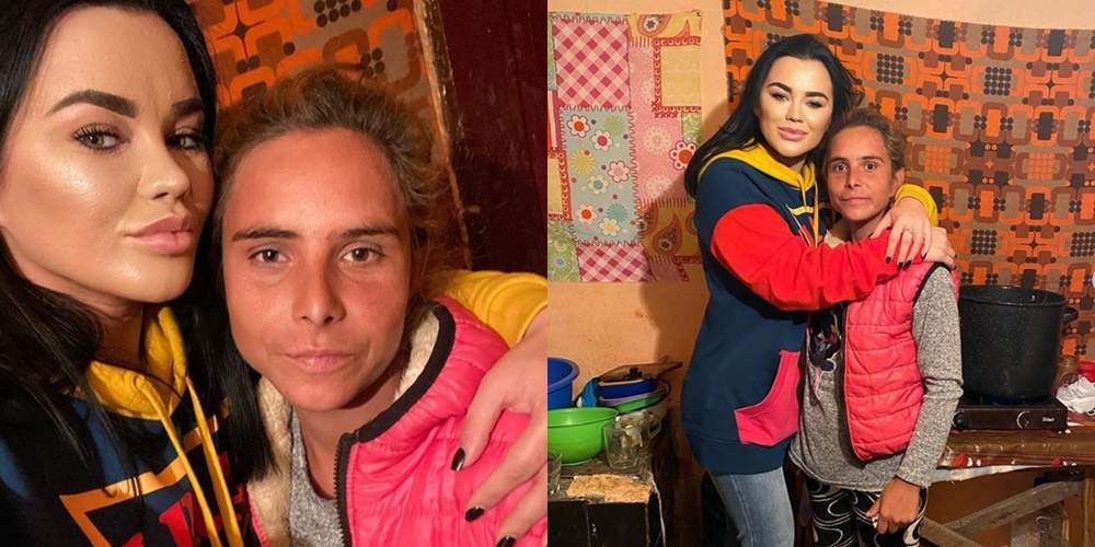 Carmen de la Sălciua și Alexandra Bodi, în aceeași fotografie ...