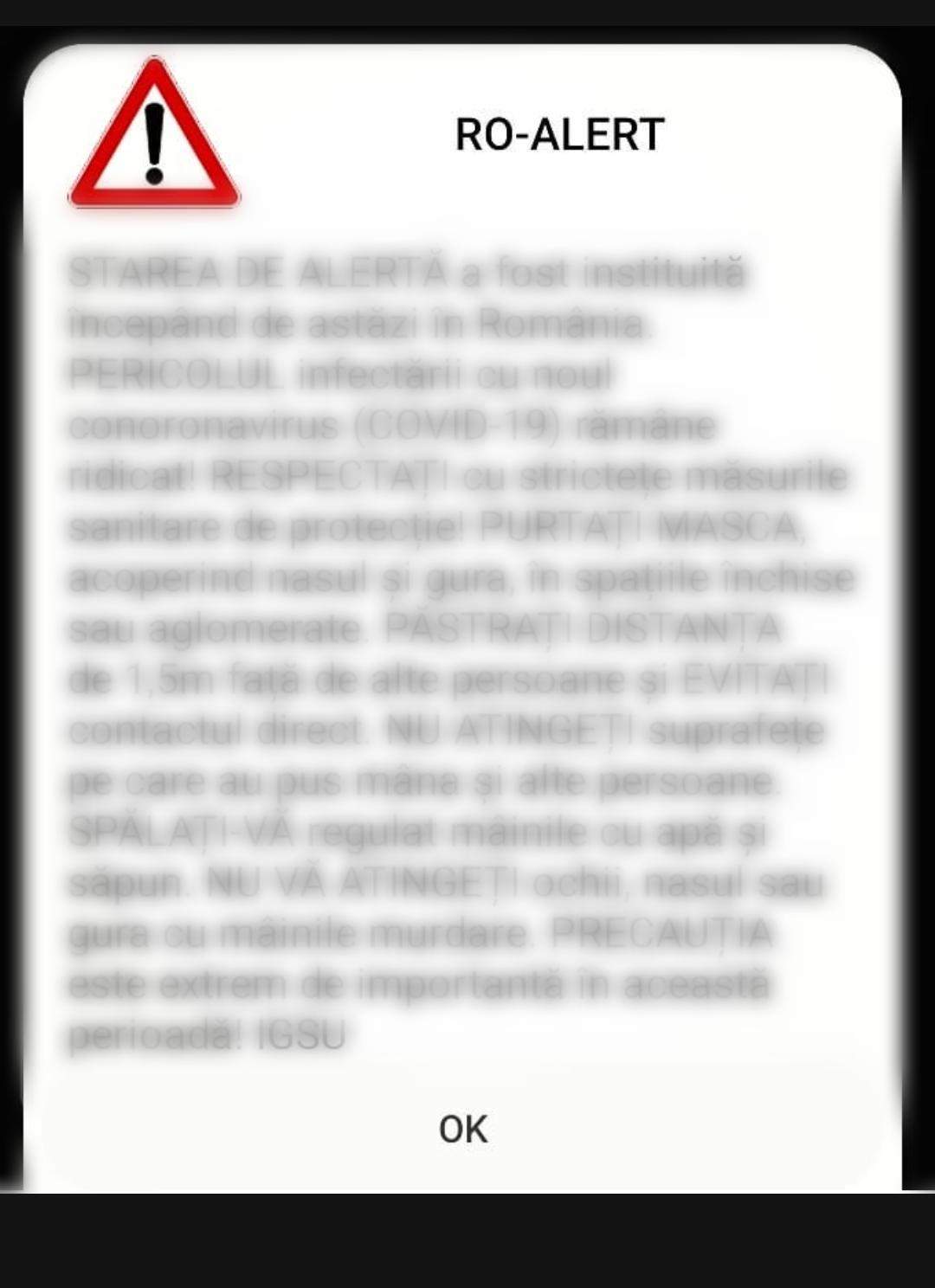 Mesaje false de tip RO-ALERT, primite de mai mulți cetățeni din Prahova ...