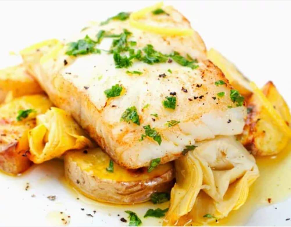 Rețetă de cod fript în unt de usturoi. Te vei îndrăgosti de acest ...