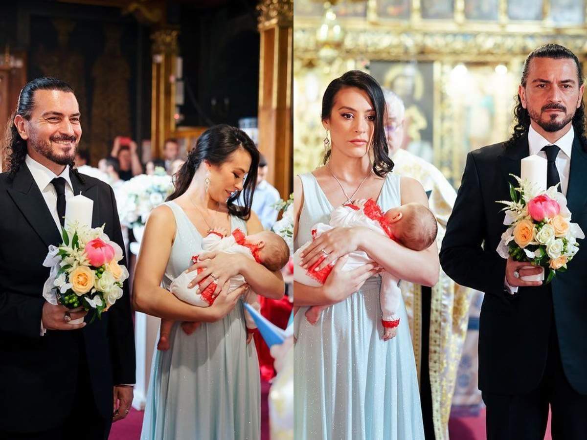 Cătălina Ponor și Bogdan Jianu, nași de botez. Imagini de la eveniment ...
