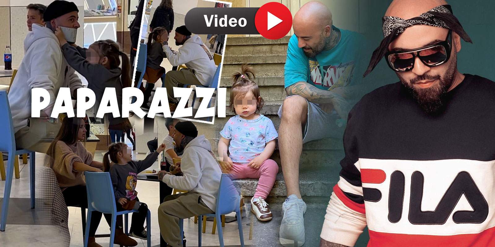 Matteo face orice ca să o vadă zâmbind pe fiica lui! Artistul adoră să ...