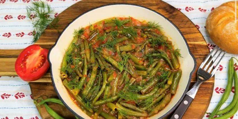 Rețetă de mâncare cu fasole verde de post. Un preparat rapid și ...