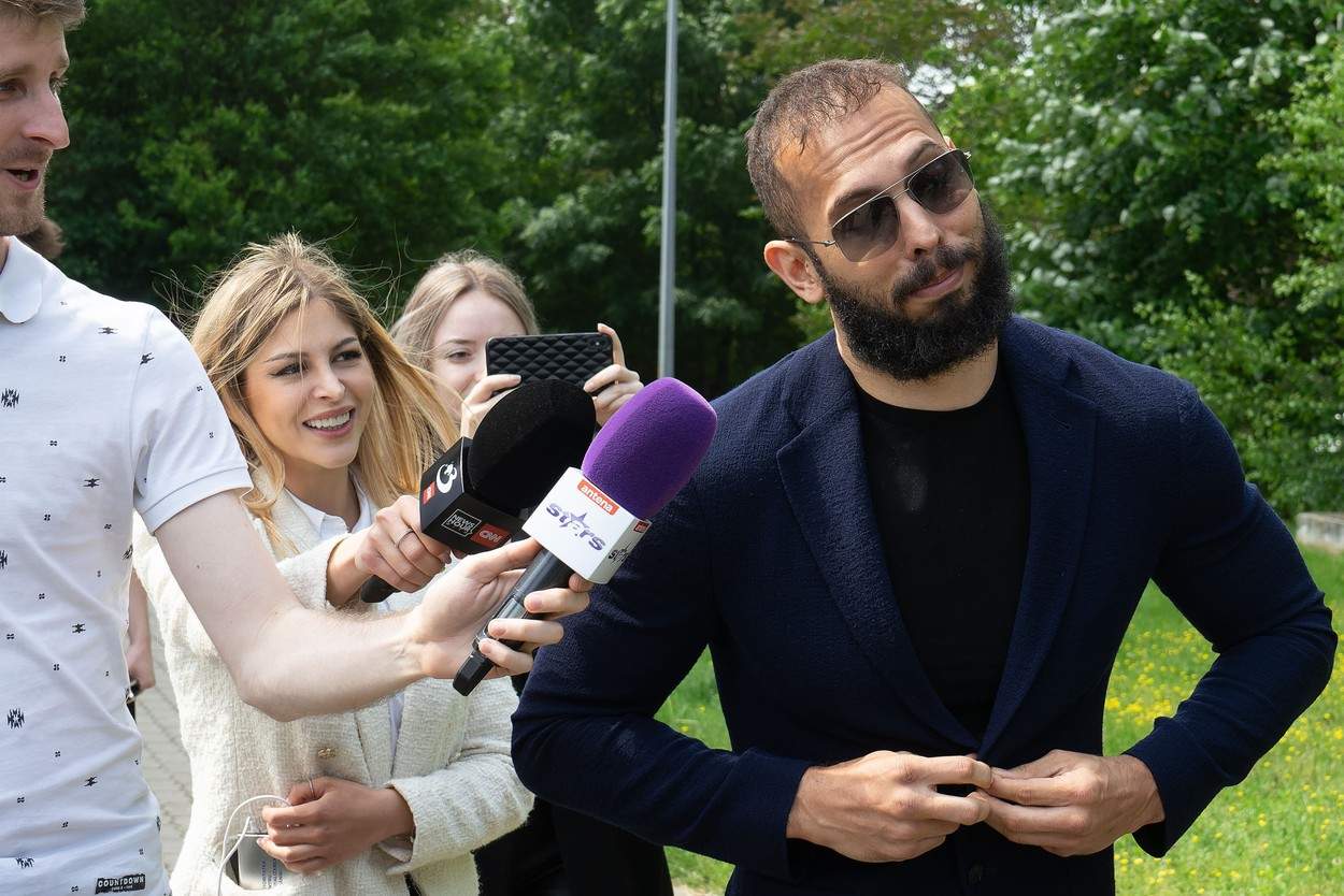 Tate brothers, in front of the judges, today! Exclusive reaction from ...