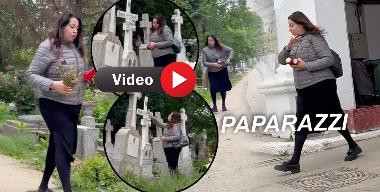 Oana Roman, imagini emoționante din cimitir. Vineri a avut loc ...