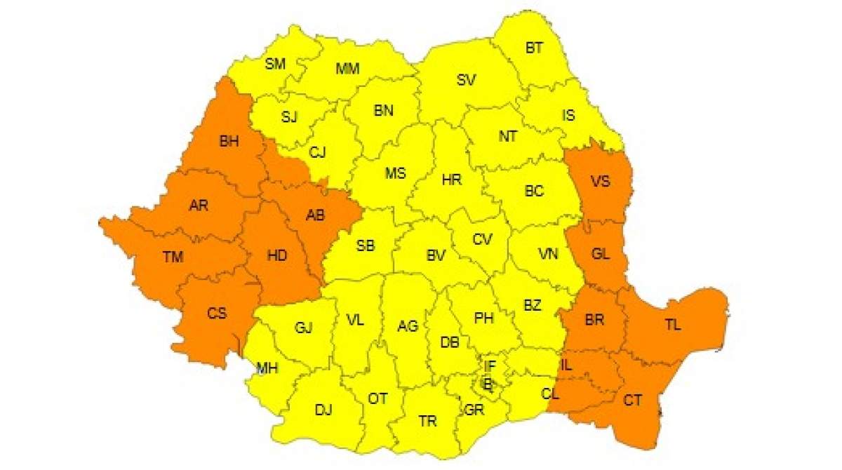Alertă meteo! Vreme extremă în România! Specialiștii ANM anunță vânt ...